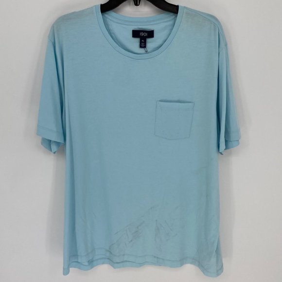 1901 | Shirts | 91 Mens Blue Crew Neck Tshirt | Poshmark